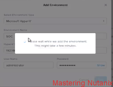 Hyper-V Environmental – Mastering Nutanix