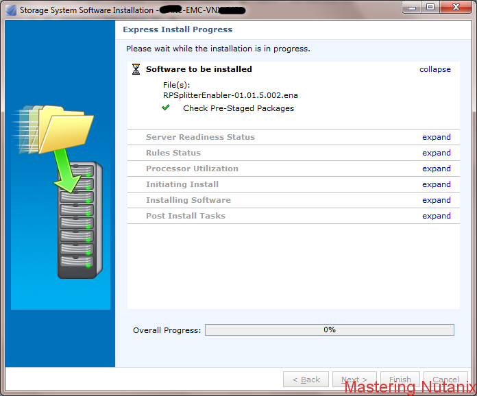 Software to be install progress – Mastering Nutanix